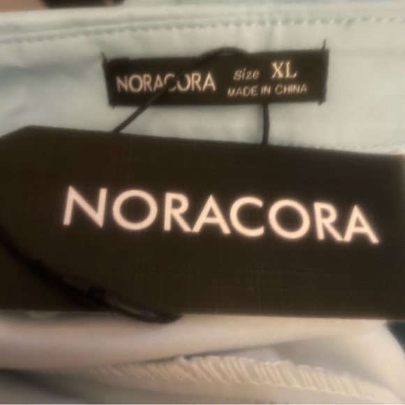 noracora | Tops | Noracora Blue Floral Buttoned Blouse | Poshmark